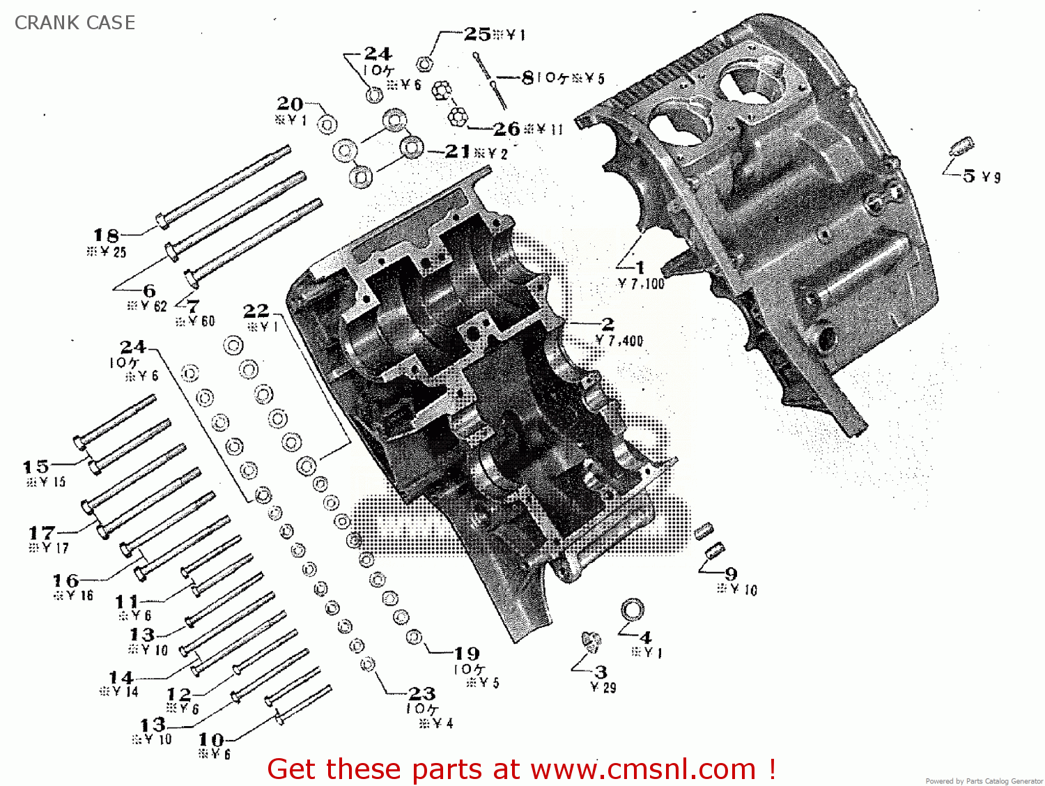 TA1891: Engine Set Bolt Suzuki - buy the TA189-1 at CMSNL