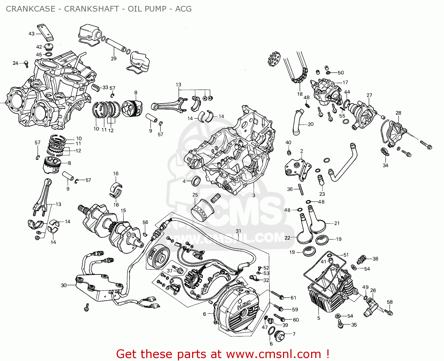 31100NC5000: Ac Generator Assy Honda - buy the 31100-NC5-000 at CMSNL