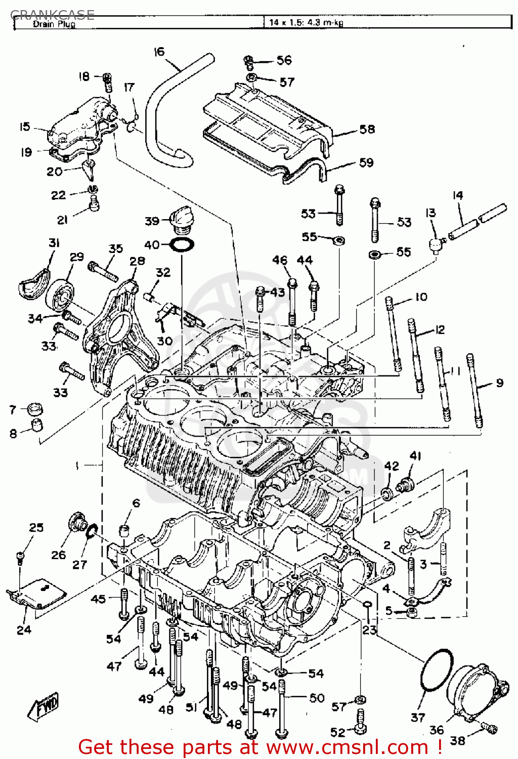 9582108085: Bolt, Flange (1j7) Yamaha - buy the 95821-08085 at CMSNL