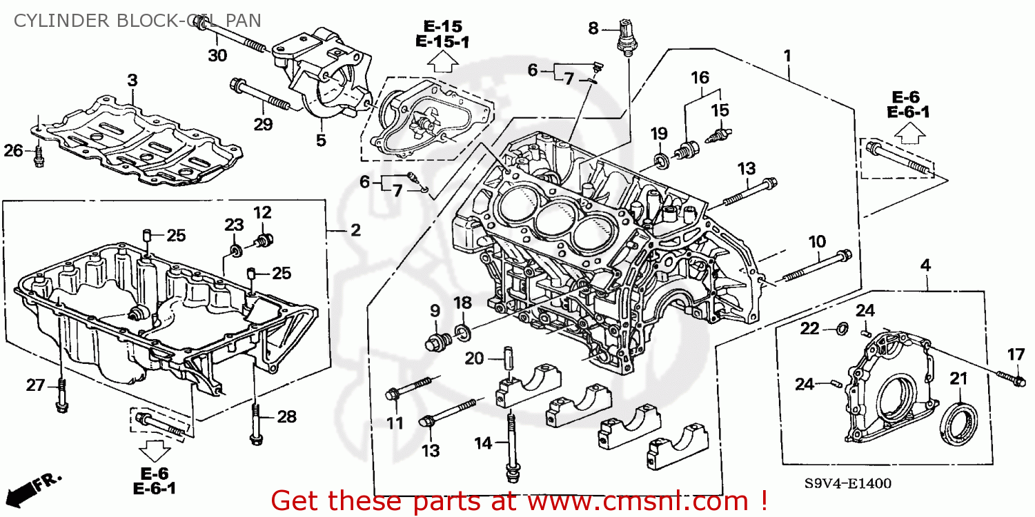 11200PGEA00: Pan Comp,oil Honda - buy the 11200-PGE-A00 at CMSNL