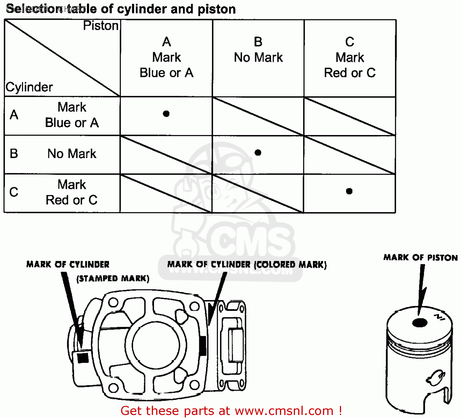 12130GE2890: Cylinder Comp.c Honda - buy the 12130-GE2-890 at CMSNL