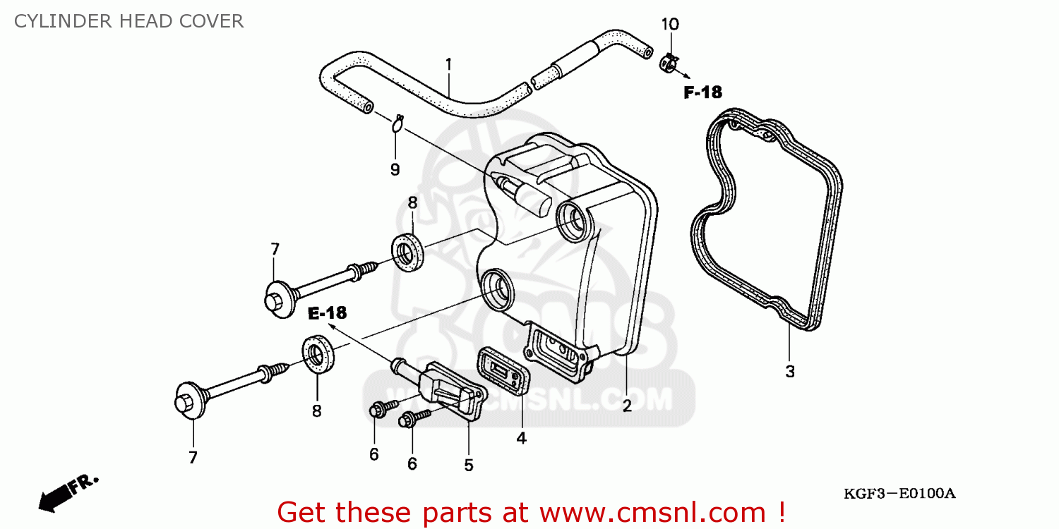 12310KGF911: Cover Comp,head Honda - buy the 12310-KGF-911 at CMSNL