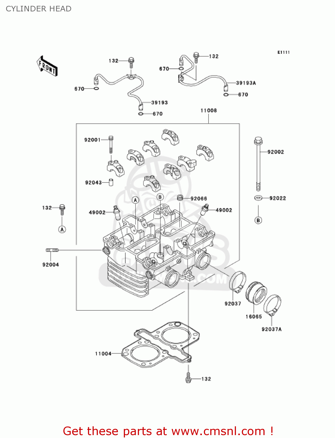 110080085: Head-comp-cylinder Kawasaki - buy the 11008-0085 at CMSNL