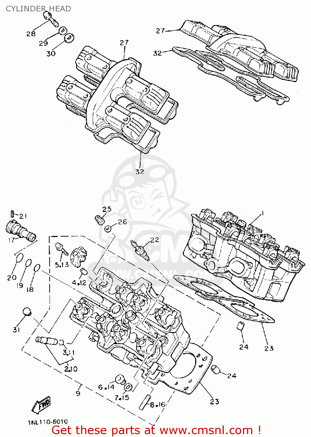 9010516153: Bolt, Washer Based Yamaha - buy the 90105-16153 at CMSNL