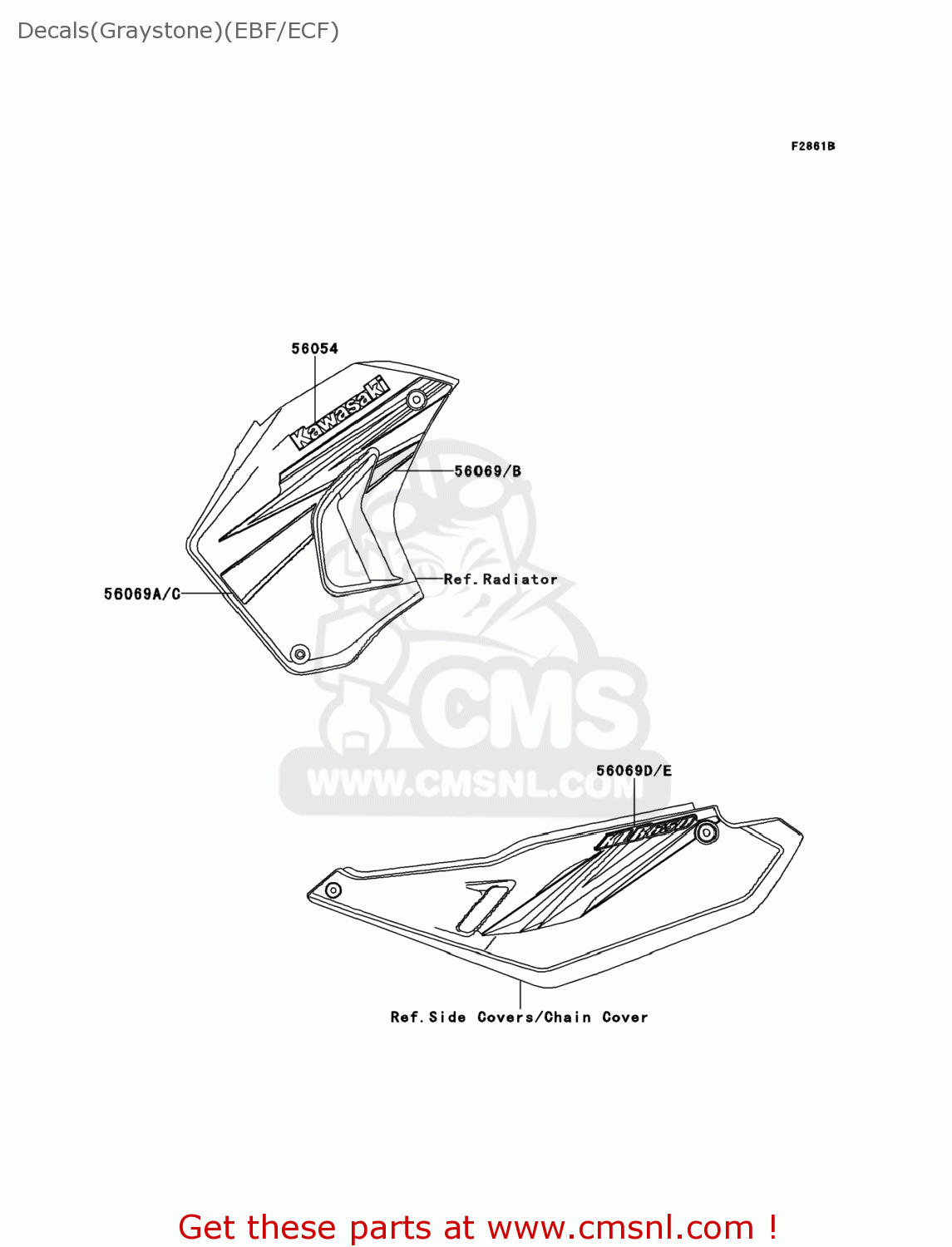 560690855: Pattern,shroud,upp,lh Kawasaki - buy the 56069-0855 at CMSNL