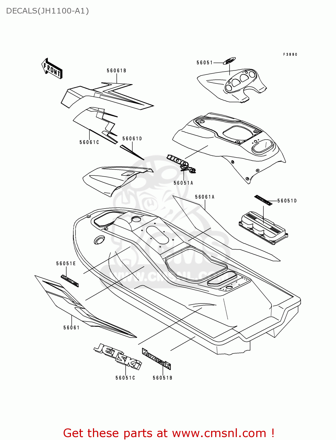 560613777: Pattern,hatch Cover Kawasaki - buy the 56061-3777 at CMSNL