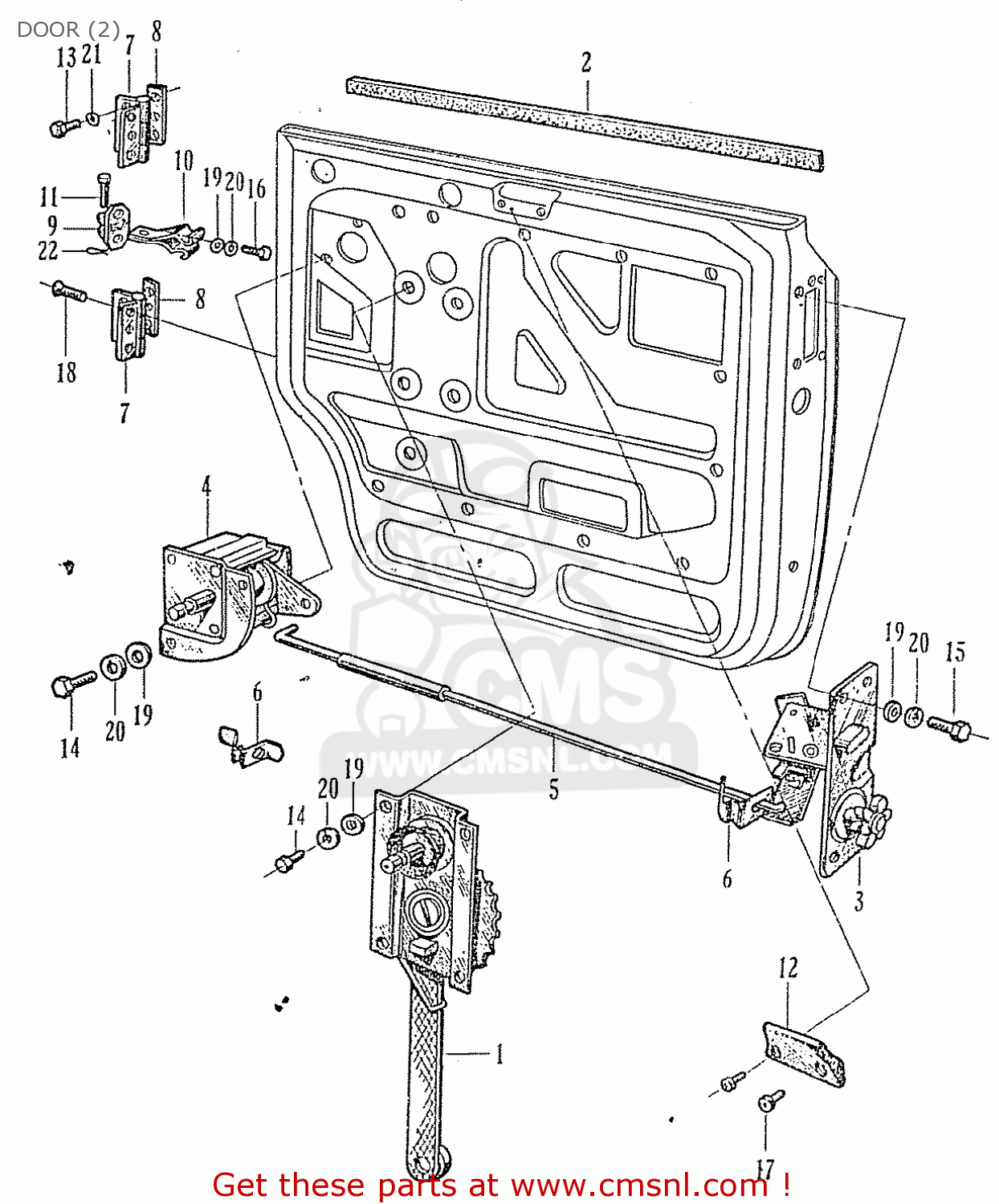 75773500010: Pin, Dooropen Stopper Honda - buy the 75773-500-010 at CMSNL
