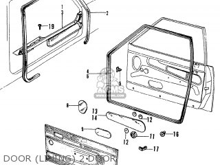 73863611000: Weatherstrip, Lh.door Honda - buy the 73863-611-000 at CMSNL