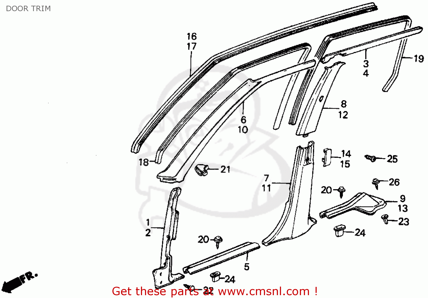 73834SB6000ZN: Lining,l.*nh-90l* Honda - buy the 73834-SB6-000ZN at CMSNL
