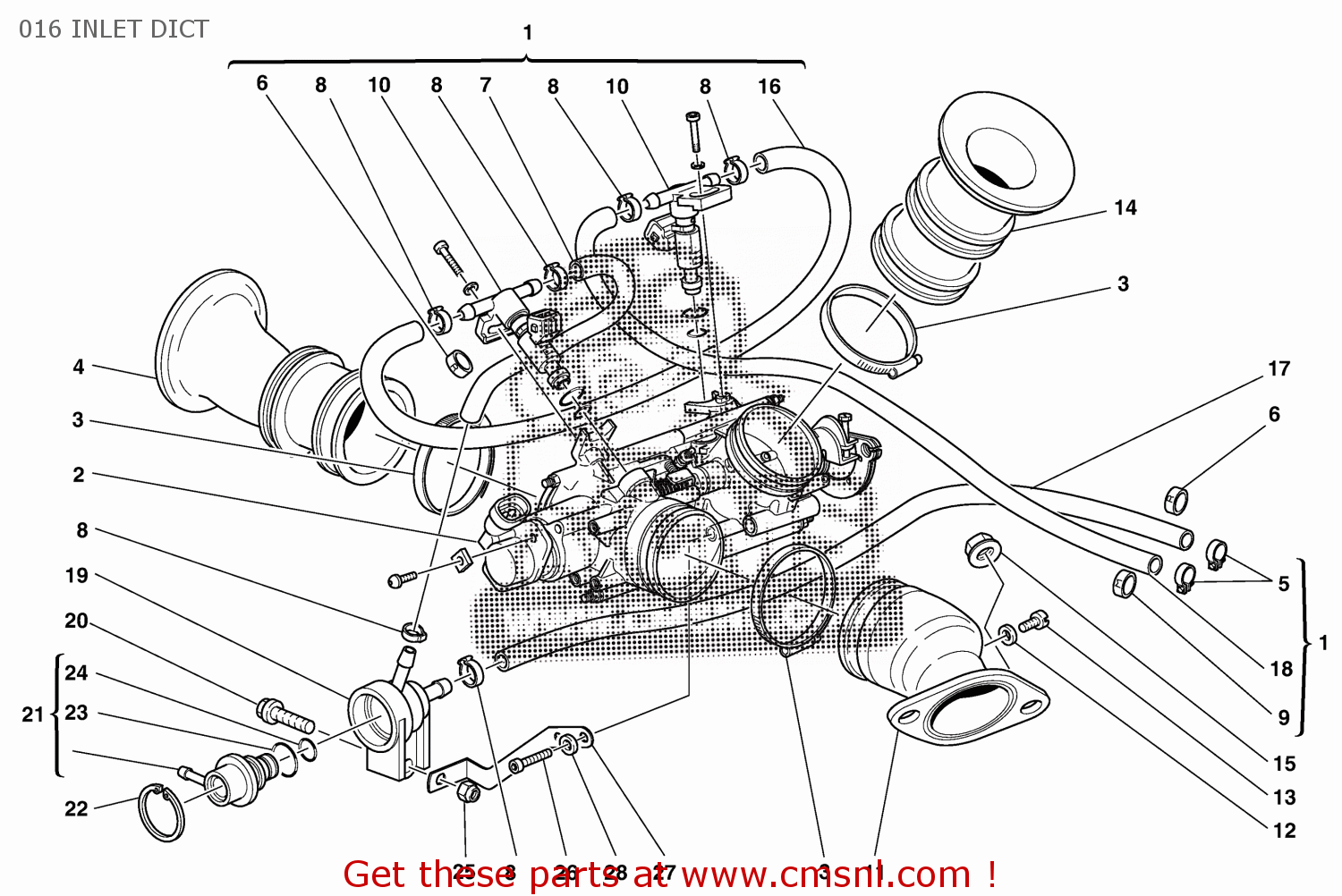 Ducati MH900 2002 EU (EVOLUZIONE) 9151-1211B parts lists and schematics