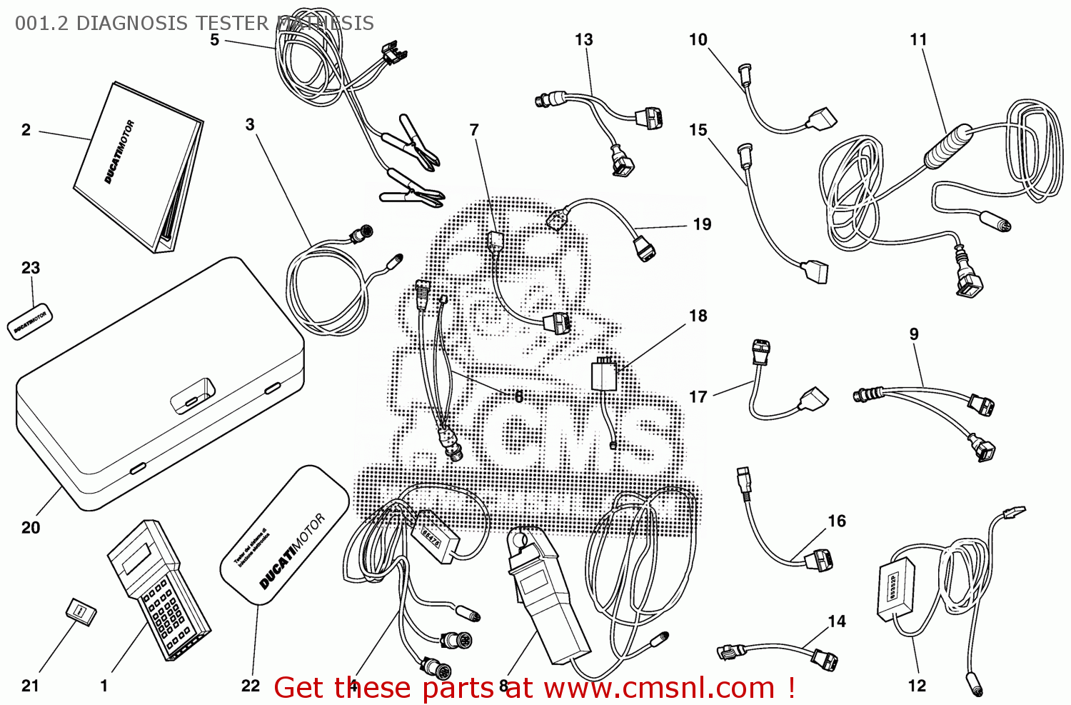 Ducati MS4 2002 EU (MONSTER S4) 9151-1171B parts lists and schematics
