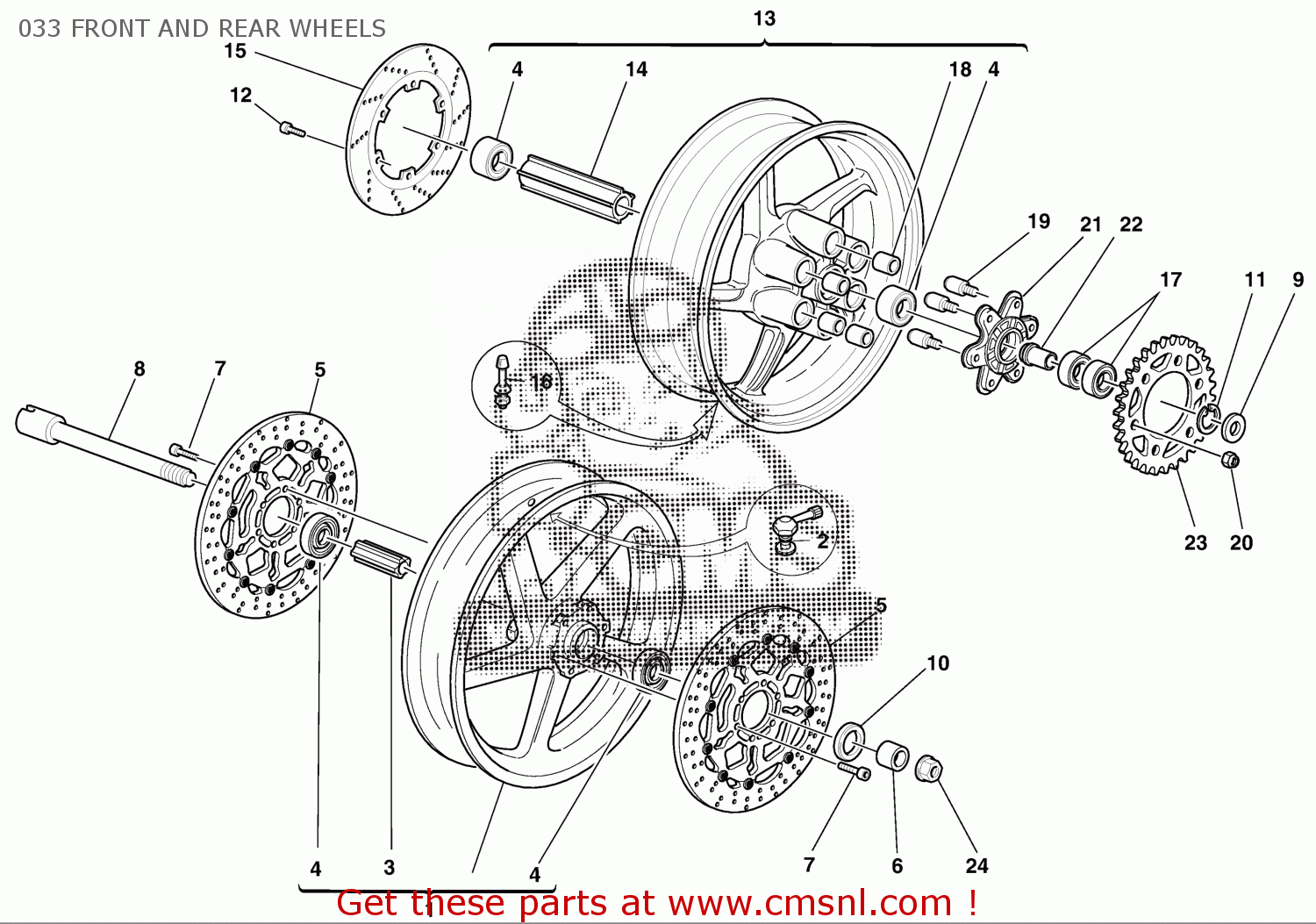 Ducati MS4 2002 EU (MONSTER S4) 9151-1171B parts lists and schematics