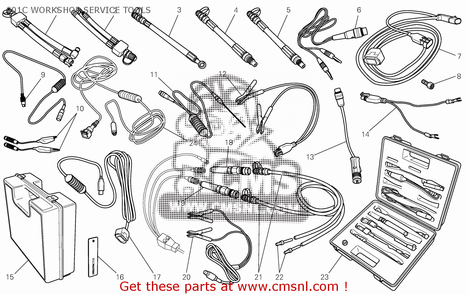 Ducati SCGT1000 2008 USA (SPORTCLASSIC GT 1000) 9151-2762B 001C ...