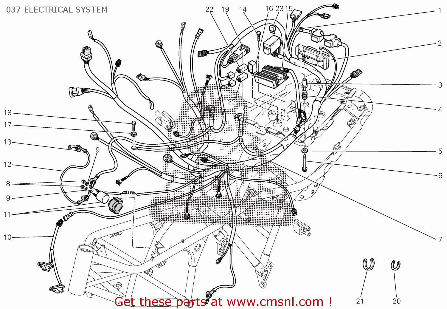 Ducati SCGT1000 2008 USA (SPORTCLASSIC GT 1000) 9151-2762B 037 ...
