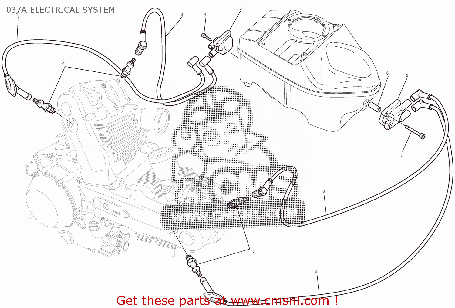 Ducati SCGT1000 2010 USA (SPORTCLASSIC GT 1000) 9151-2981B 037A ...