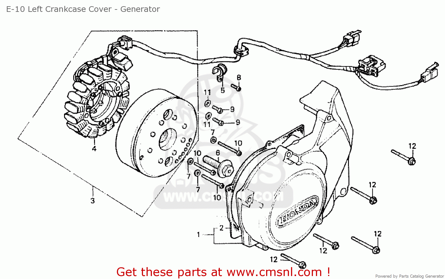 STATOR COMP. for CM400A 1981 (B) CANADA - order at CMSNL