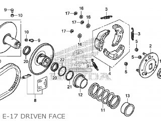 23224KVY900: Face Set, Movable Driven Honda - buy the 23224-KVY-900 at ...