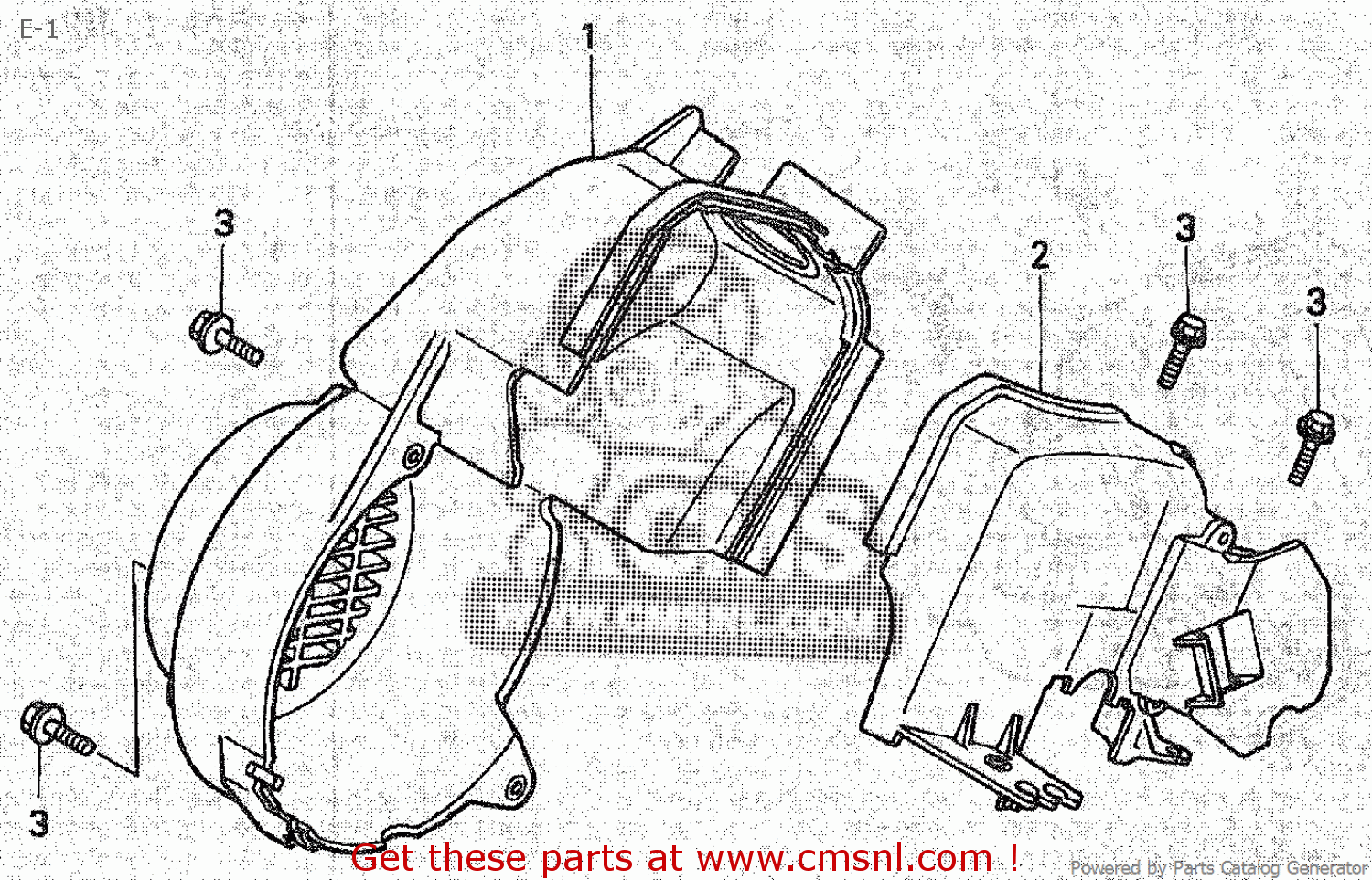 19620GZ5010: Shroud Comp. Honda - buy the 19620-GZ5-010 at CMSNL