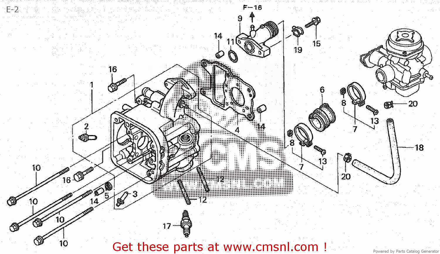 17110GEE000: Pipe Comp,inlet Honda - buy the 17110-GEE-000 at CMSNL