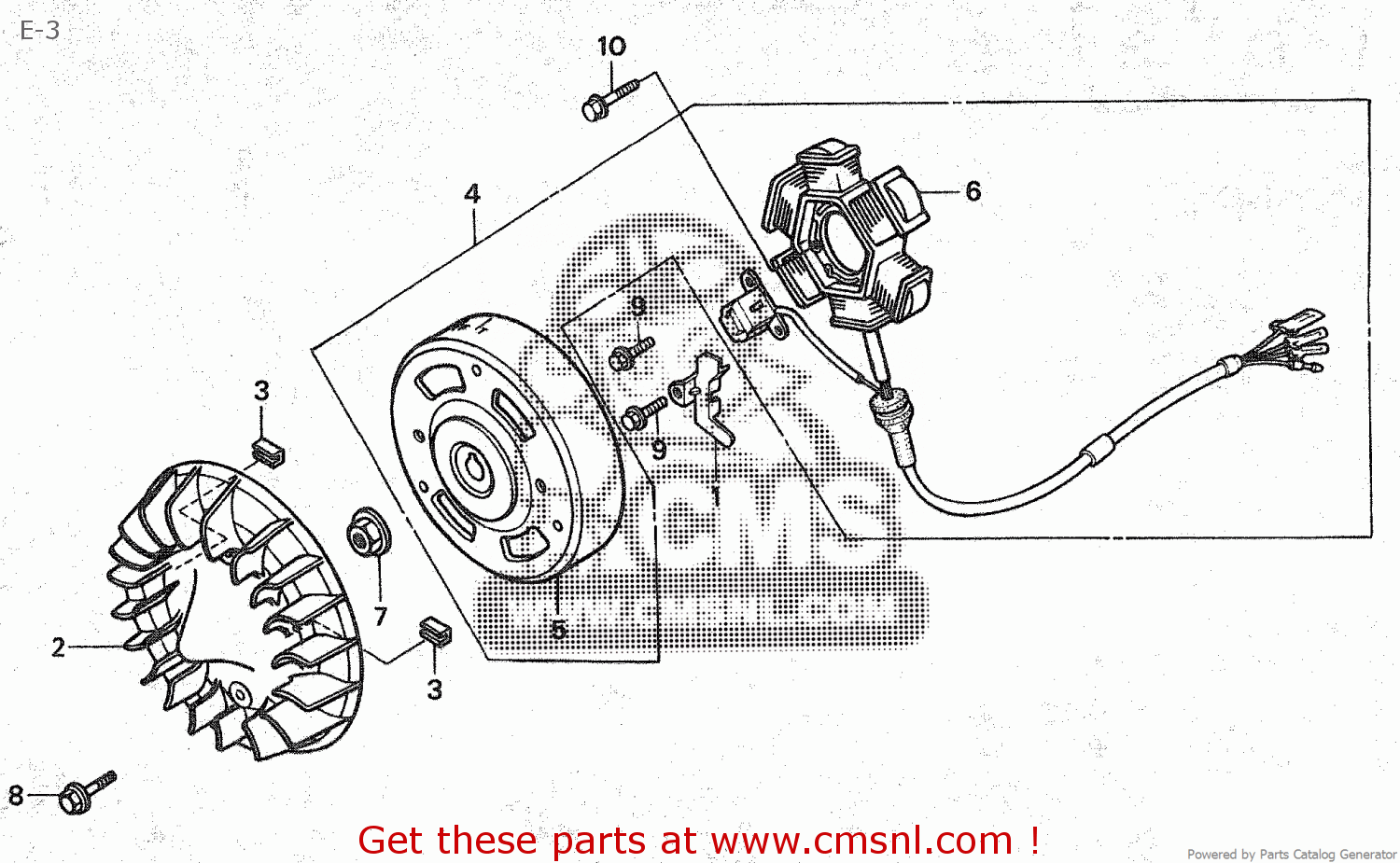 31100GM9701: Generator Assy.,f Honda - buy the 31100-GM9-701 at CMSNL