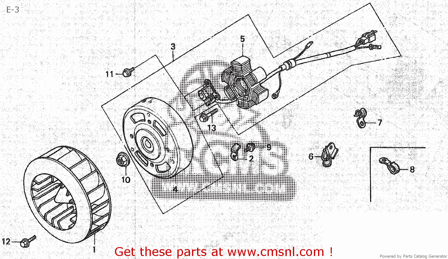 31100GZ5028: Ac Gen Assy(cdi) Honda - buy the 31100-GZ5-028 at CMSNL