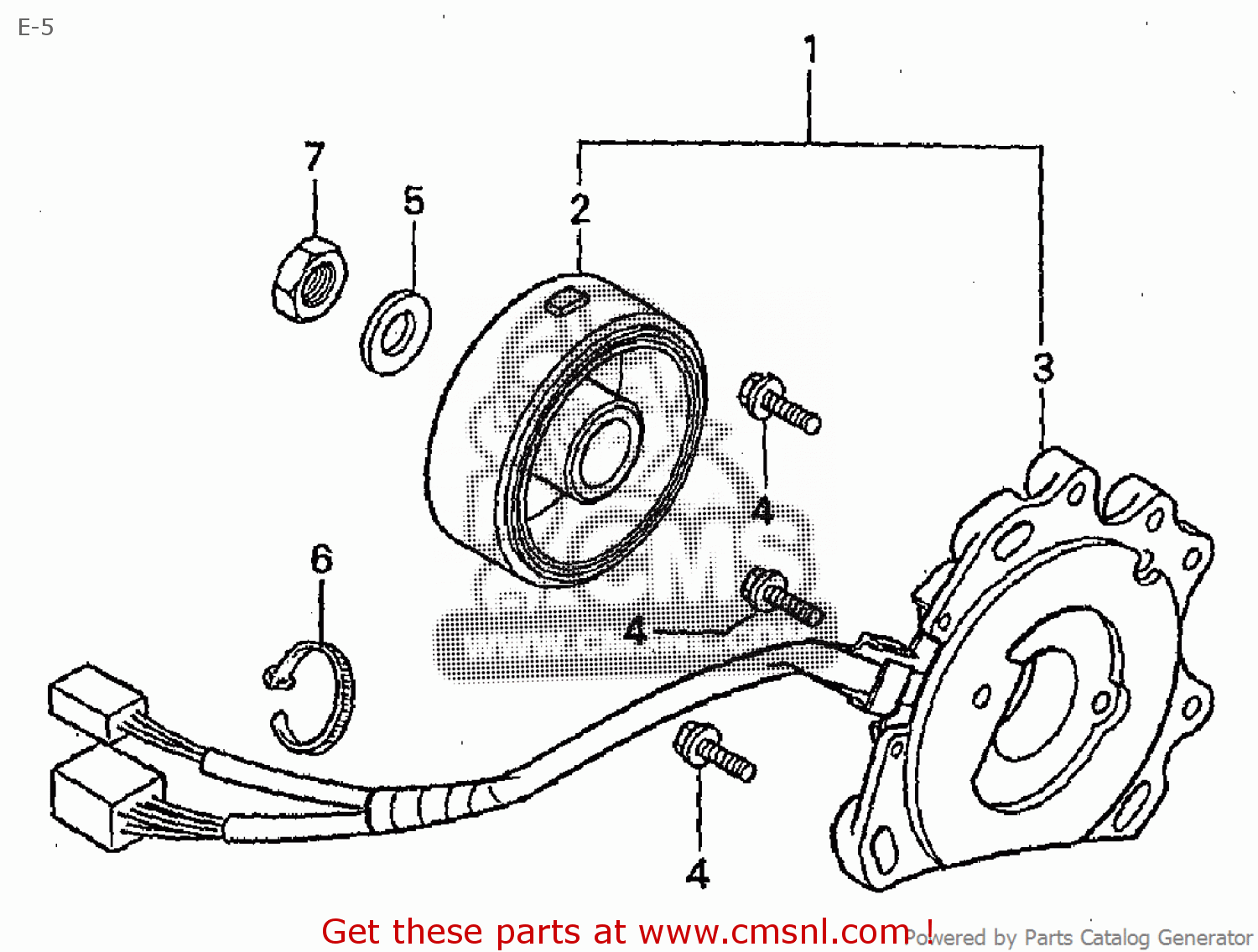 31100NX5000: Ac Gen Assy Honda - buy the 31100-NX5-000 at CMSNL
