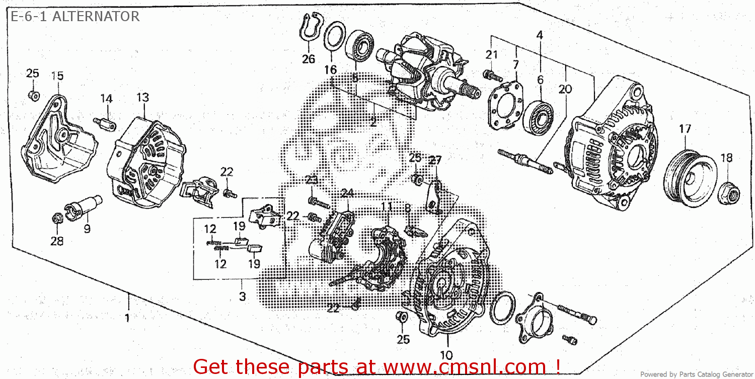 31100PK1003: Ac Generator Assy Honda - buy the 31100-PK1-003 at CMSNL