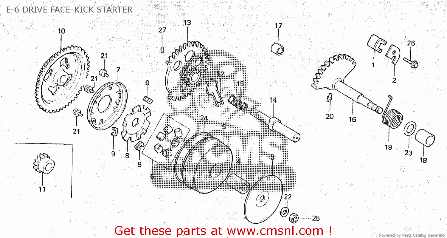 22105GC2000: Boss,drive Face Honda - buy the 22105-GC2-000 at CMSNL