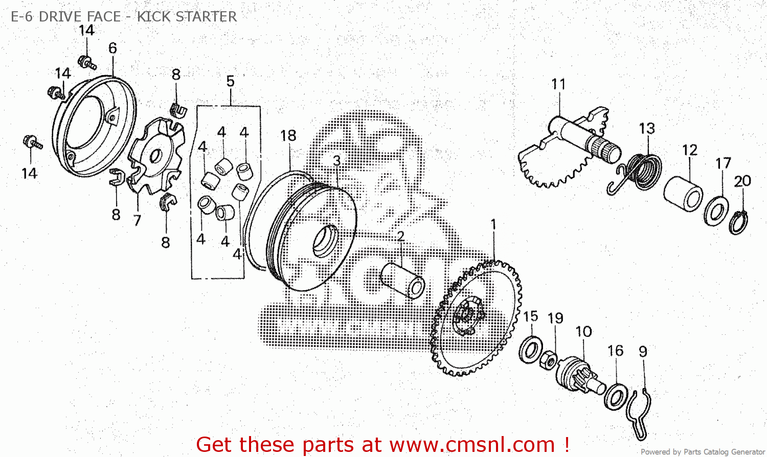 22131GR1000: Plate,ramp Honda - buy the 22131-GR1-000 at CMSNL