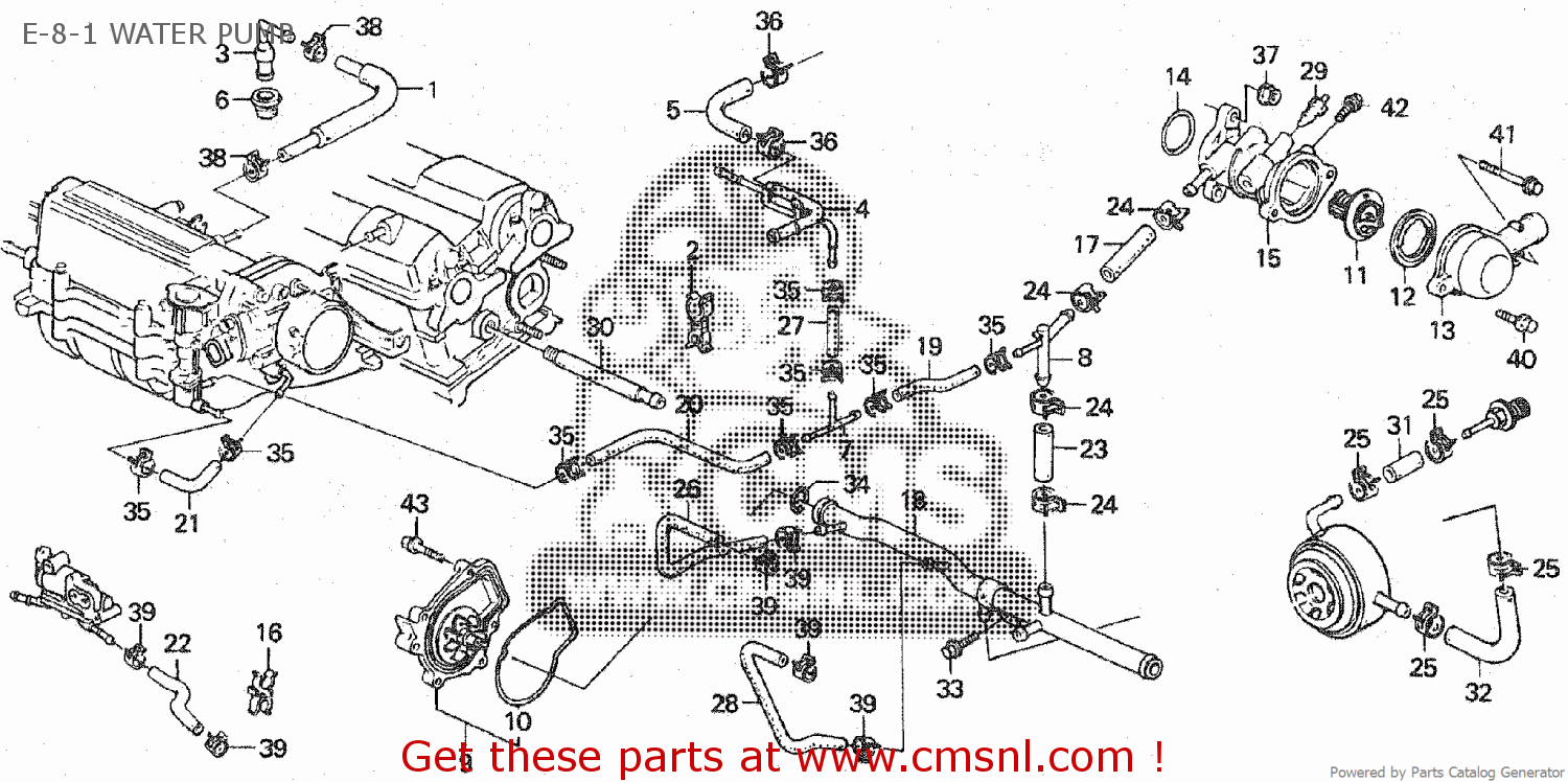 19200PK2000: Pump Comp,water Honda - buy the 19200-PK2-000 at CMSNL