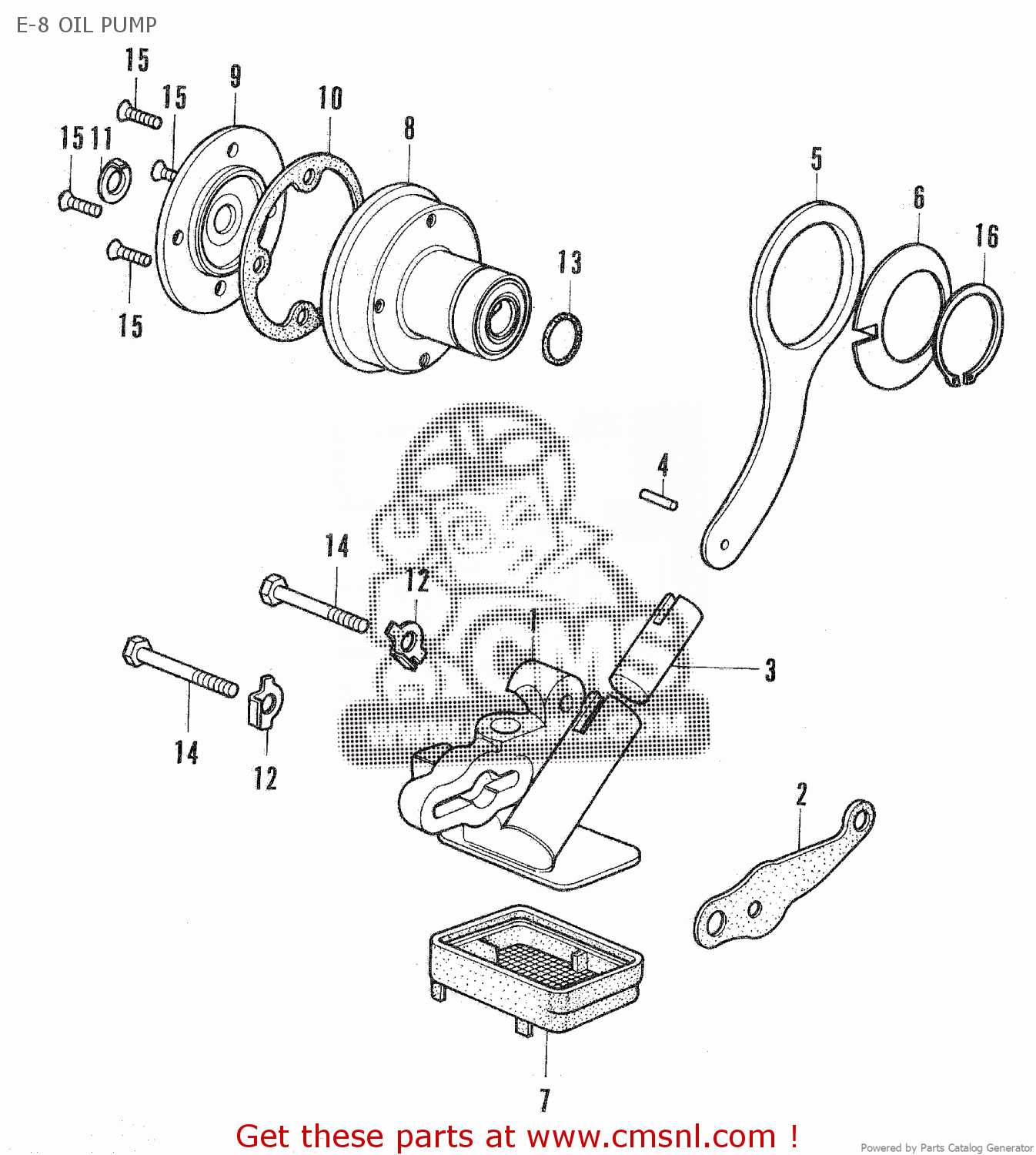 15210351000: Pump,oil Honda - buy the 15210-351-000 at CMSNL