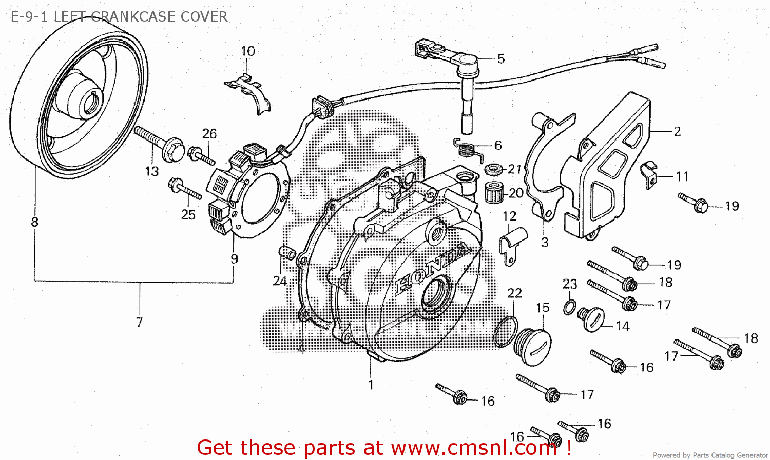31100MG3621: Ac Gen Assy Honda - buy the 31100-MG3-621 at CMSNL
