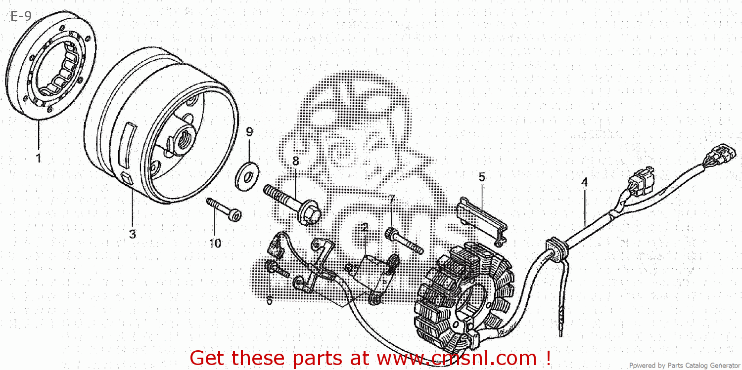 31110KFB751: Flywheel Comp Honda - buy the 31110-KFB-751 at CMSNL