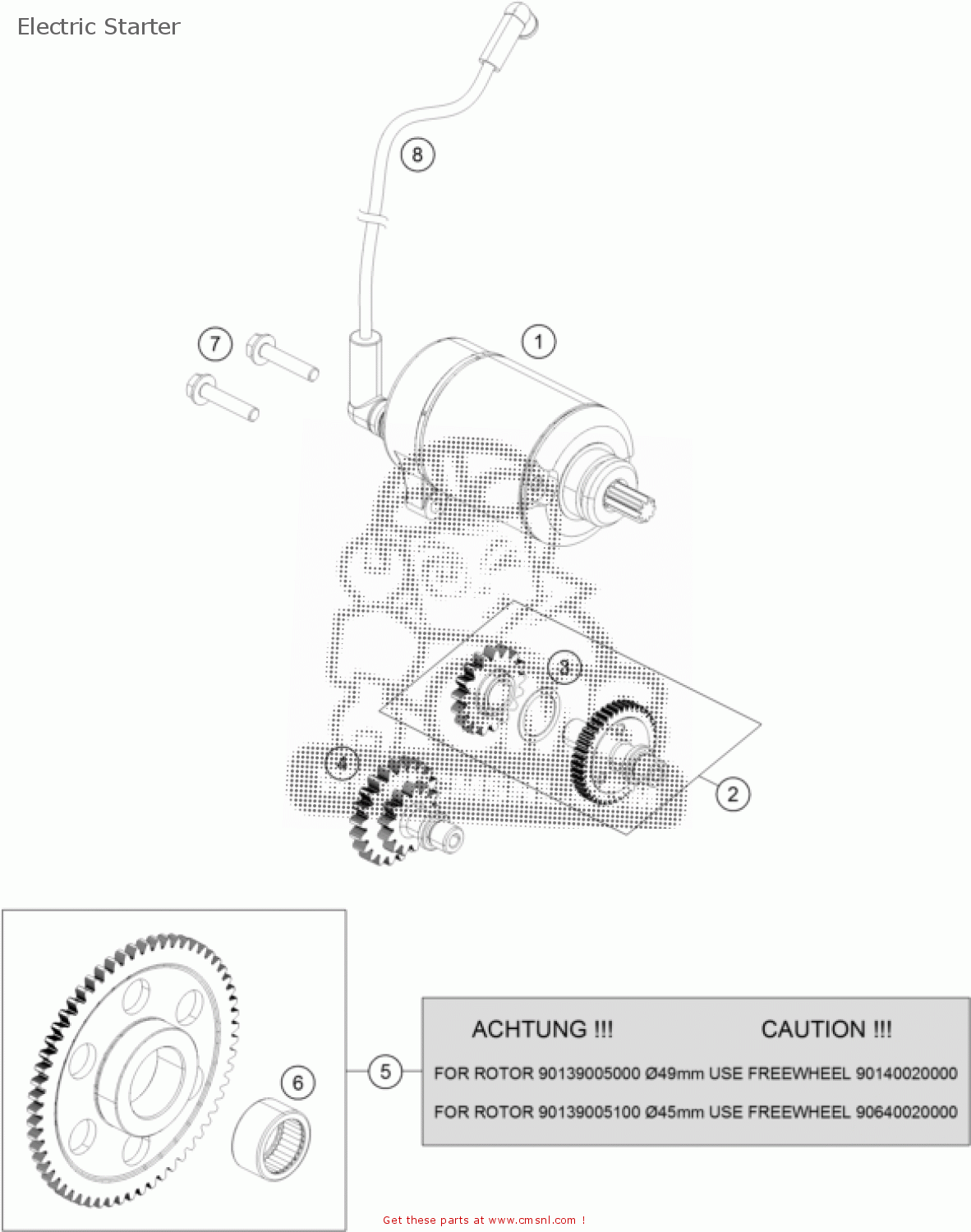 NEEDLE ROLLER BEARING HK2516 for 390 Adventure, orange - CKD CO 2020 ...