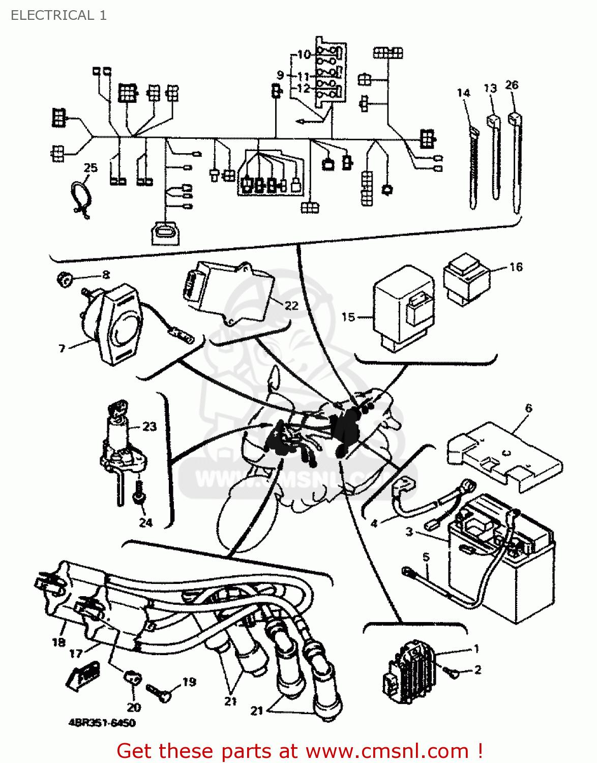 4HM8198000: Diode Assy Yamaha - buy the 4HM-81980-00 at CMSNL