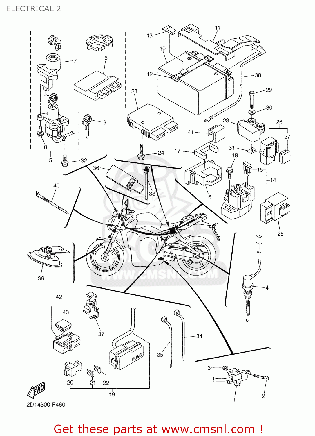 2D18591A11: Engine Control Unit Assy Yamaha - buy the 2D1-8591A-11 at CMSNL