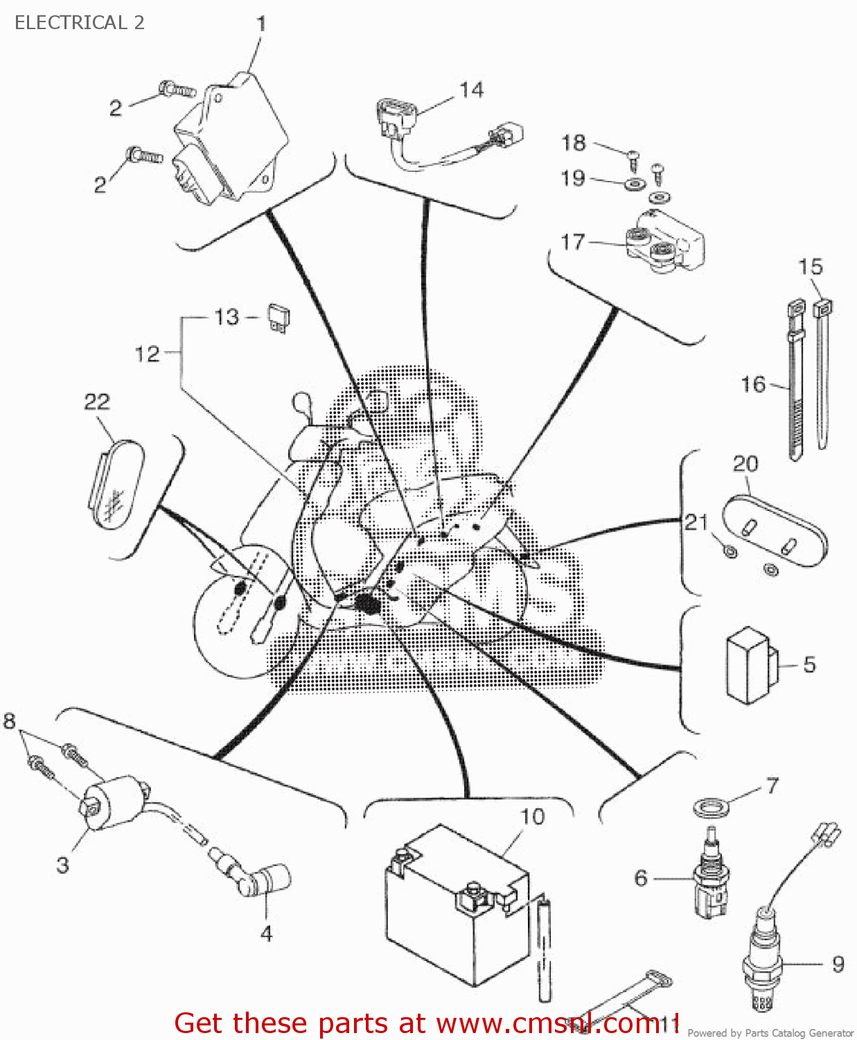 2ACH591A00: Eng Cont Unit Assy Yamaha - buy the 2AC-H591A-00-00 at CMSNL