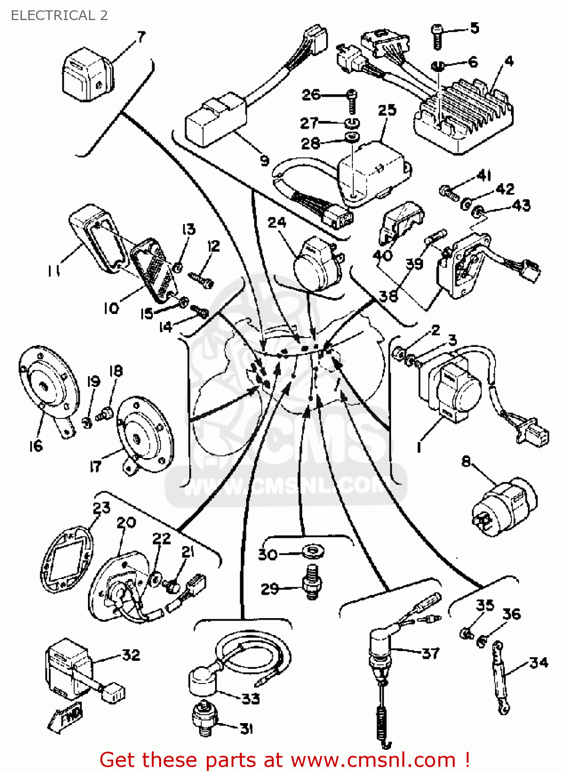 SENDER UNIT ASSY, FUEL METER for XS1100S 1980 (A) USA - order at CMSNL