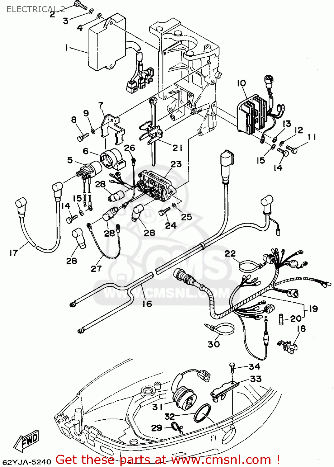 RECTIFIER & REGULATOR ASSY for F50/T50TLRY 2000 - order at CMSNL