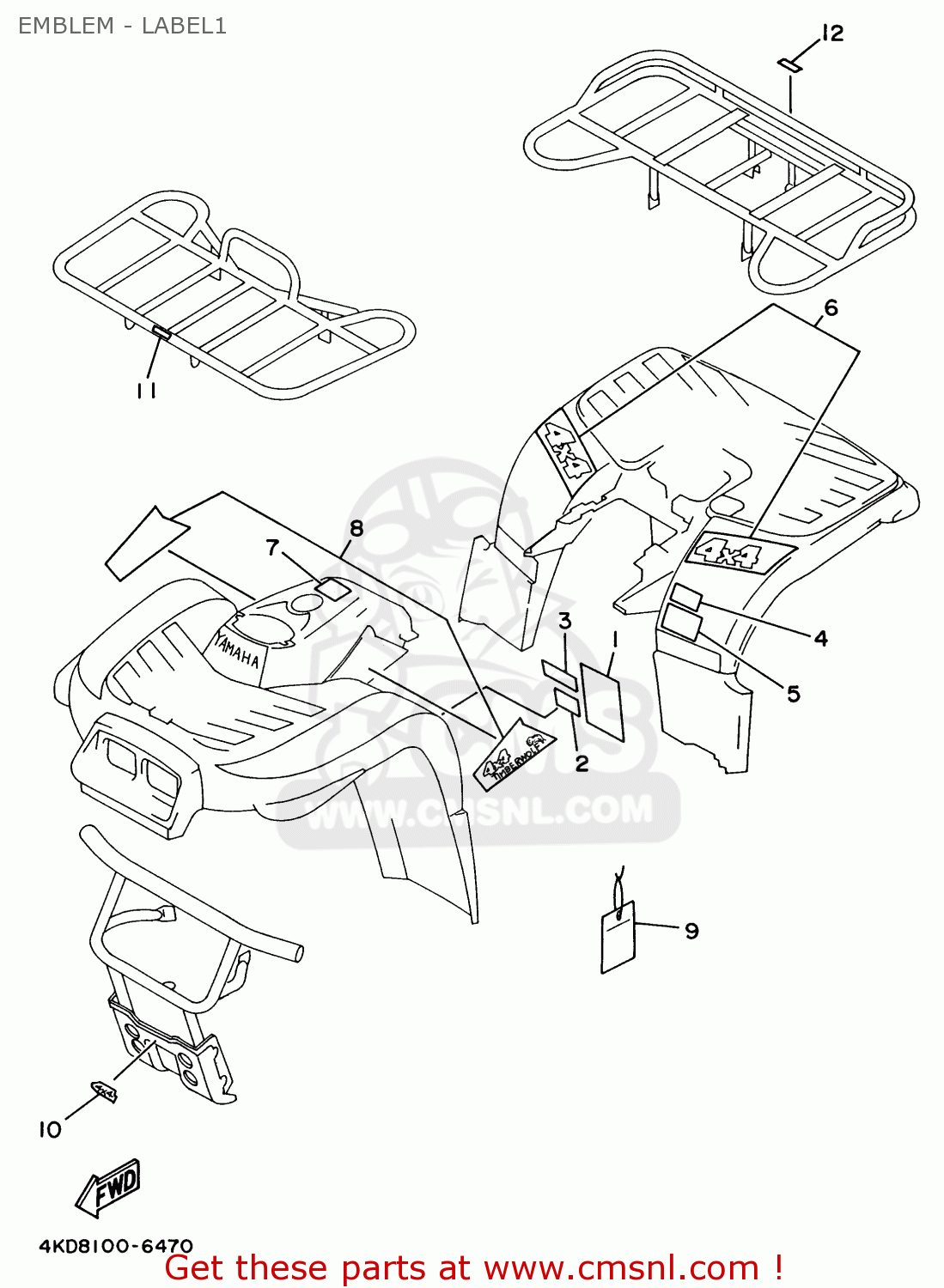 4KD2173G30: Emblem Set 1 Ur For Msg - Color Info (msg:moss Green:00v8 ...