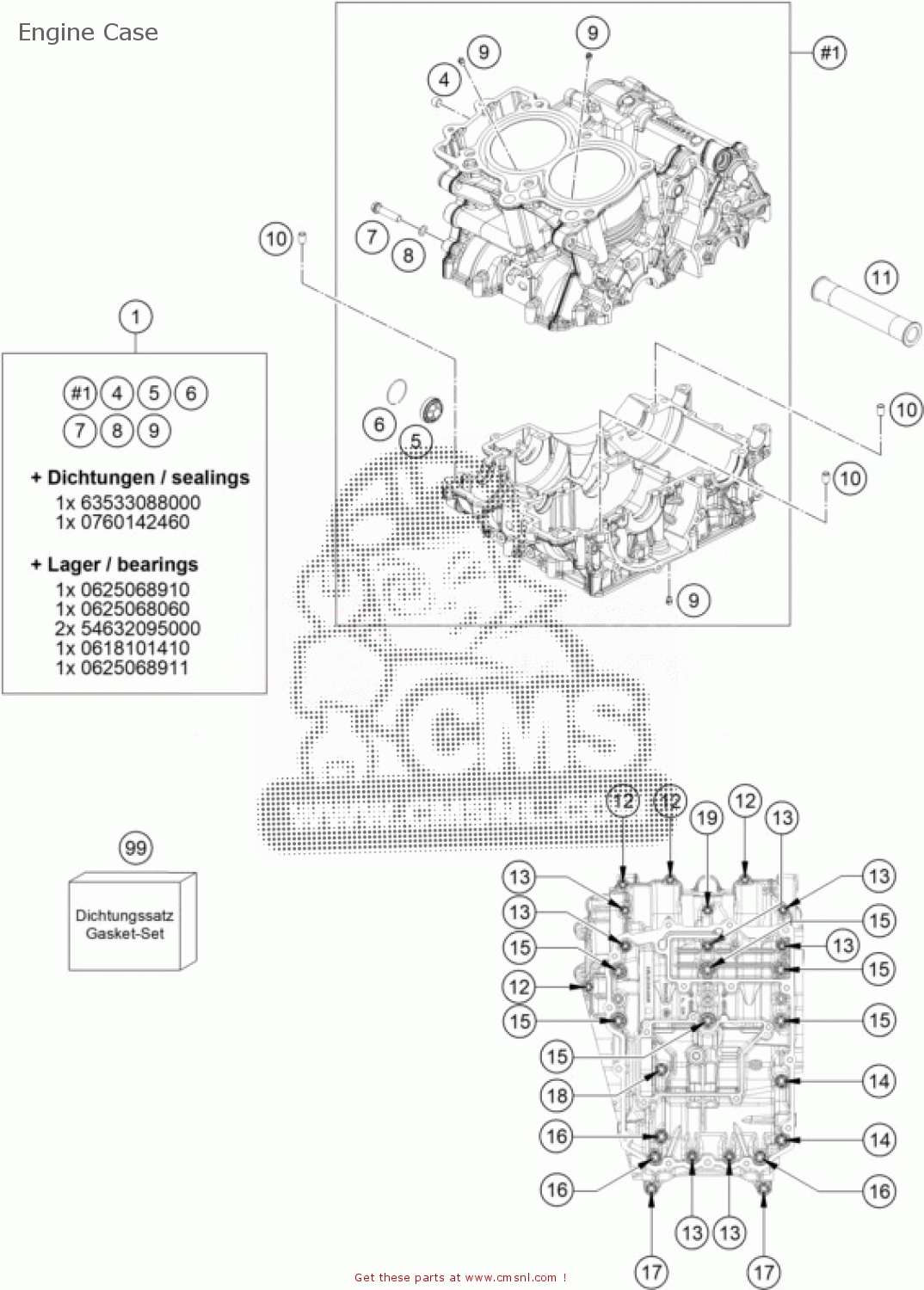 HEX COLLAR SCR., M6X30, ISA 30 W. WASHER for 790 Adventure R Rally US ...