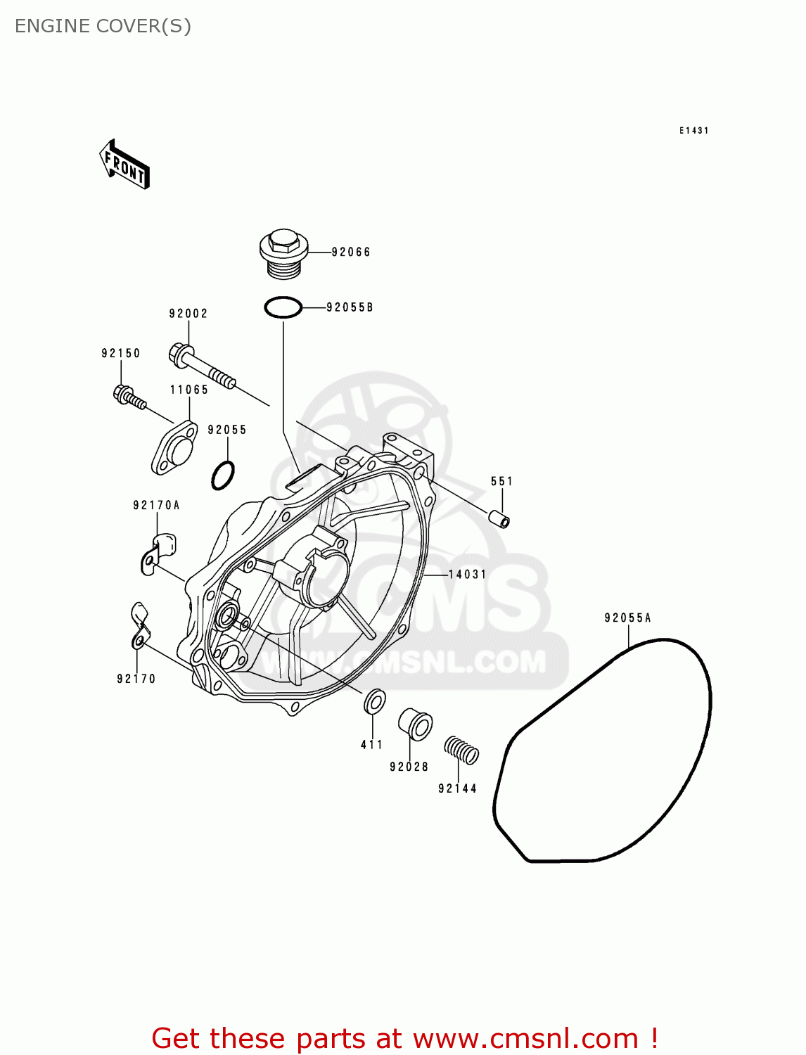 110653706: Cap Kawasaki - buy the 11065-3706 at CMSNL