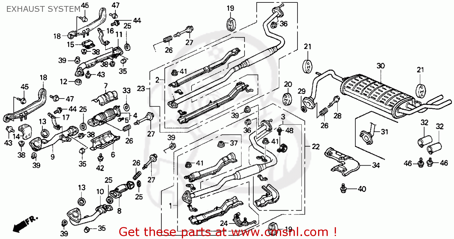 18222SJ4J21: Brkt,exh.pipe Mtg Honda - buy the 18222-SJ4-J21 at CMSNL