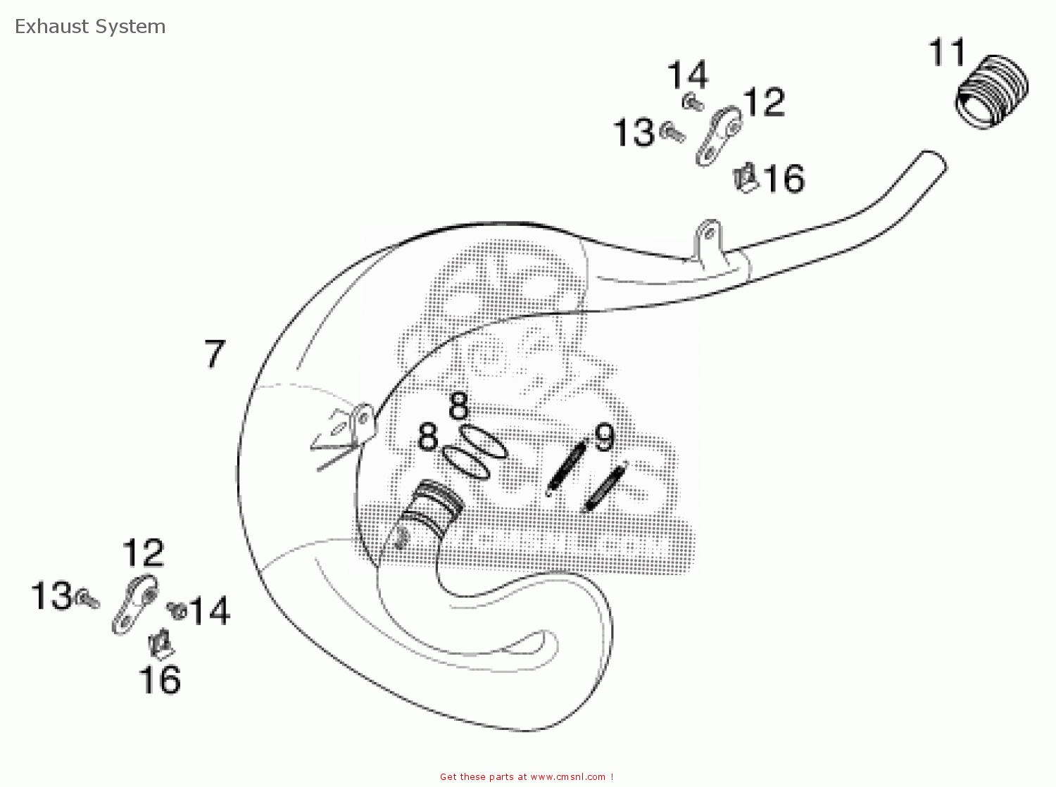 TEN.SPRING L=62MM EY.MOVEABLE for 520 SX RACING Europe 2000 - order at ...