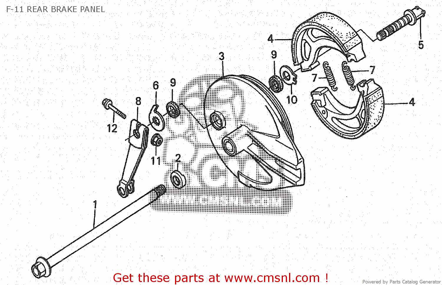 43100MK5000: Panel Comp.,rr.br Honda - buy the 43100-MK5-000 at CMSNL