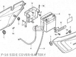 87125KC8620: Emb,r.side Cover Honda - buy the 87125-KC8-620 at CMSNL