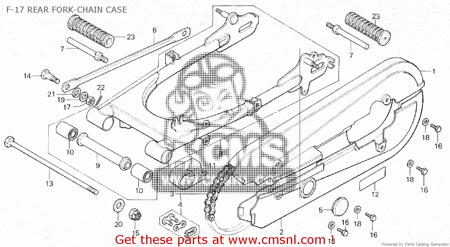 40510168000ZA: Case,chain*nh-35m Honda - buy the 40510-168-000ZA at CMSNL