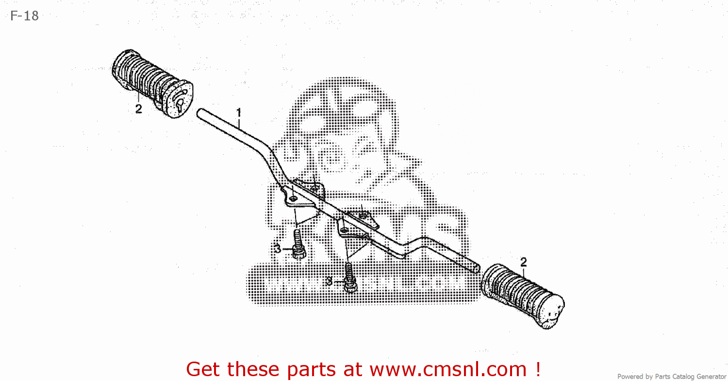 50610GBJM50: Bar Comp,step Honda - buy the 50610-GBJ-M50 at CMSNL