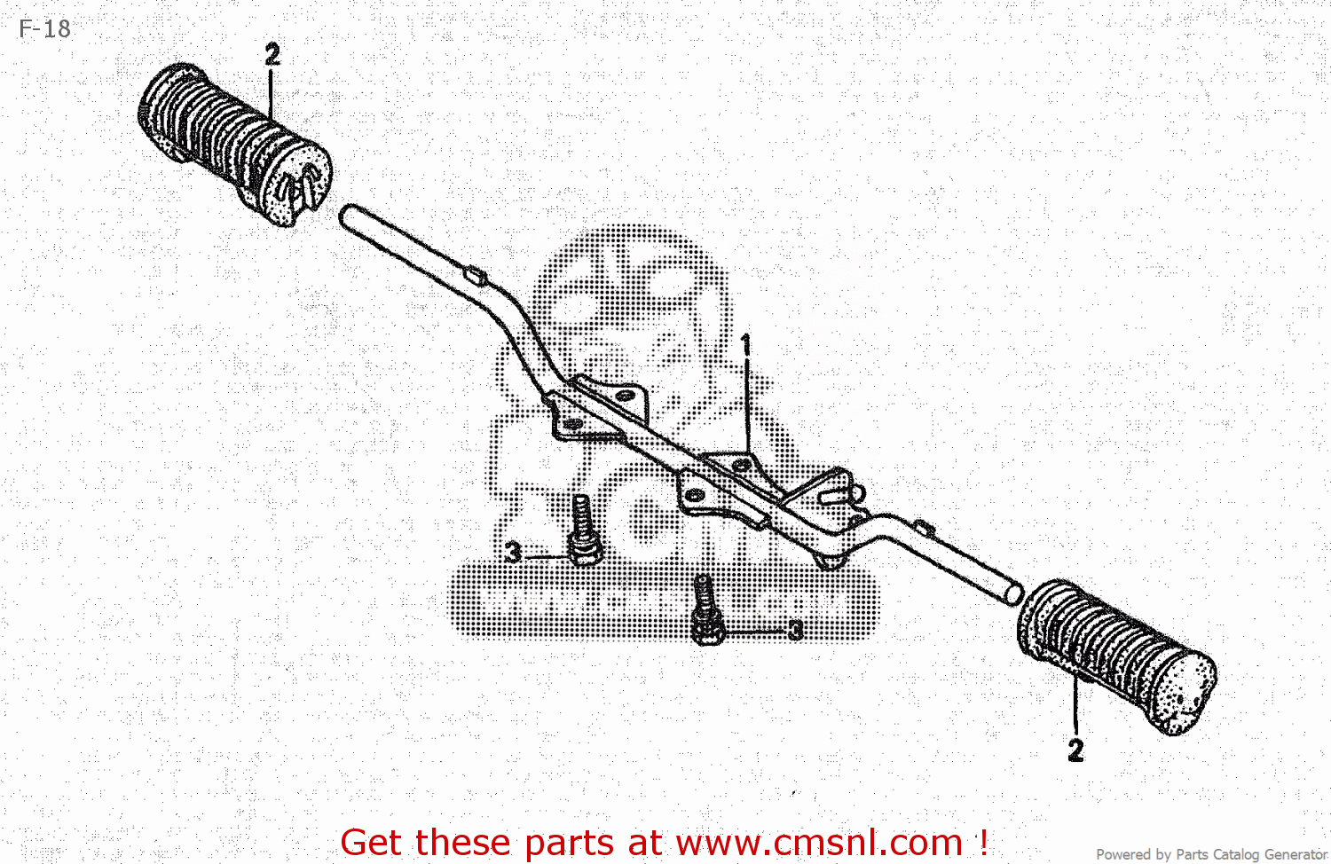 50610GT0650: Bar Comp,step Honda - buy the 50610-GT0-650 at CMSNL