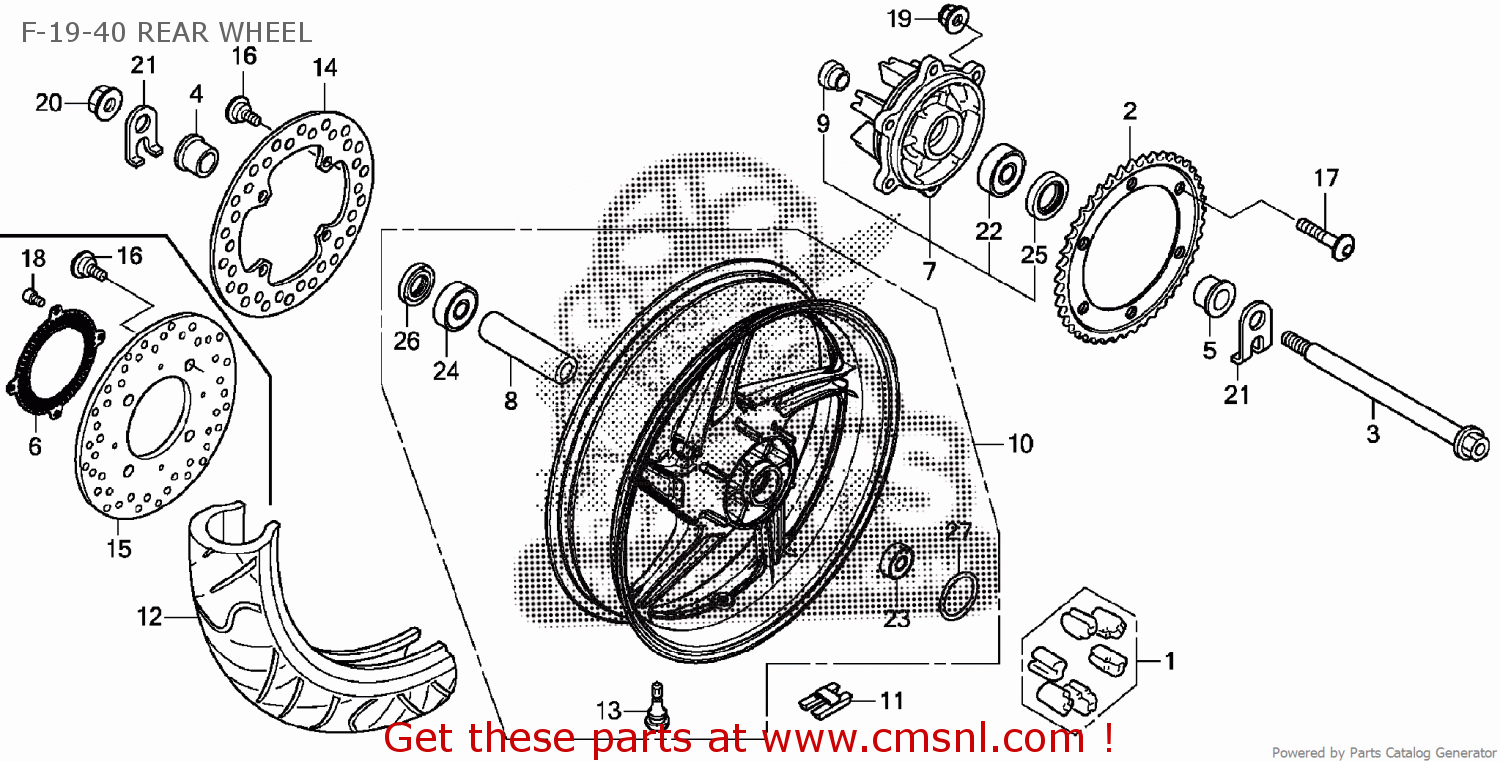 42650K33D00ZA: Wheel Sub*nh303m* Honda - buy the 42650-K33-D00ZA at CMSNL